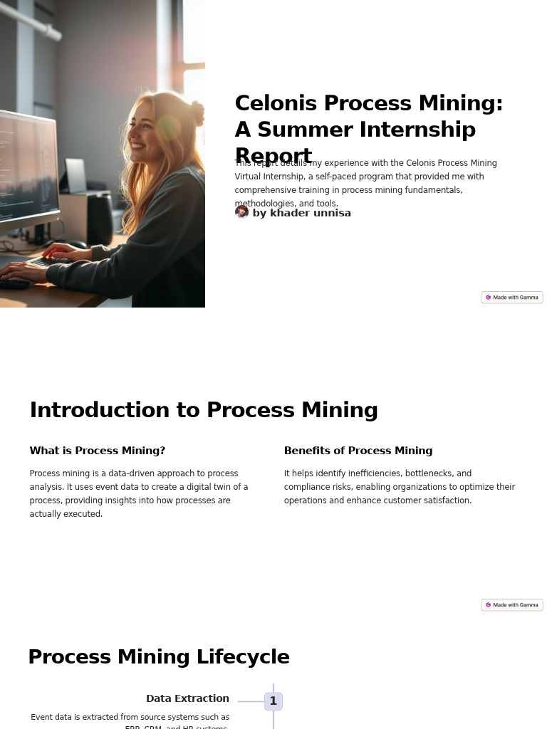 Celonis Process Mining A Summer Internship Report | PDF | Information ...