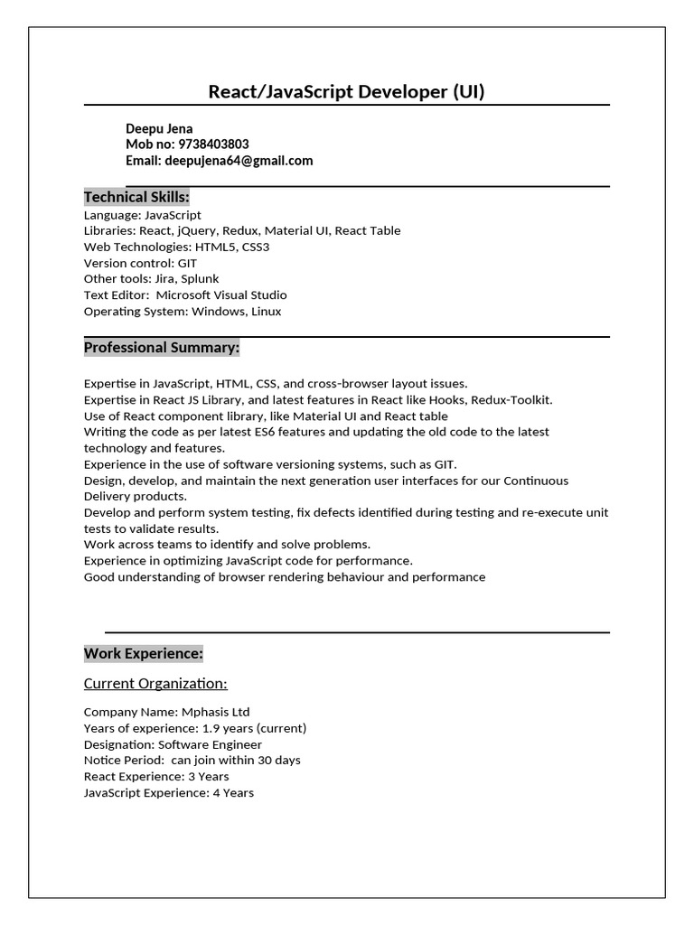 DEEPUJENA | PDF | Mobile App | Java Script