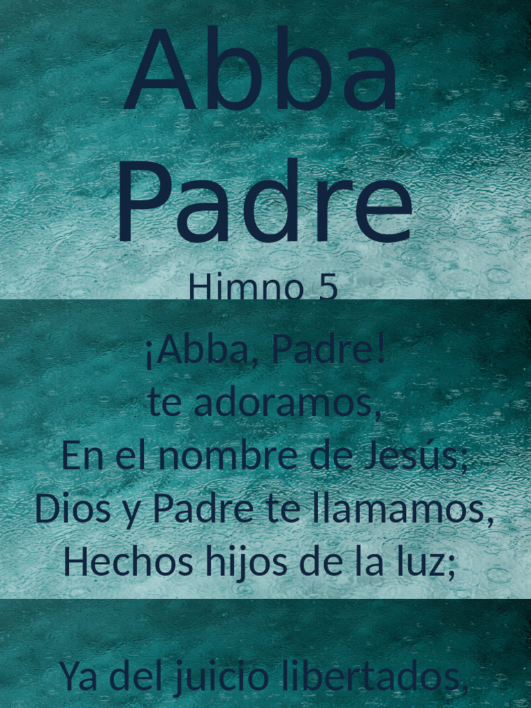 5 ABBA PADRE | PDF