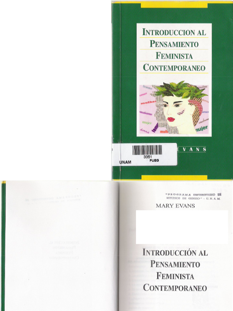 Mary Evans, Introduccion Al Pensamiento Feminista Contemporáneo (2000 ...