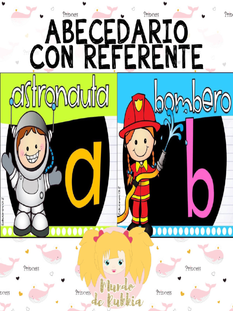 Láminas Abecedario Con Referente Recopilado Por Mundo de Rukkia | PDF