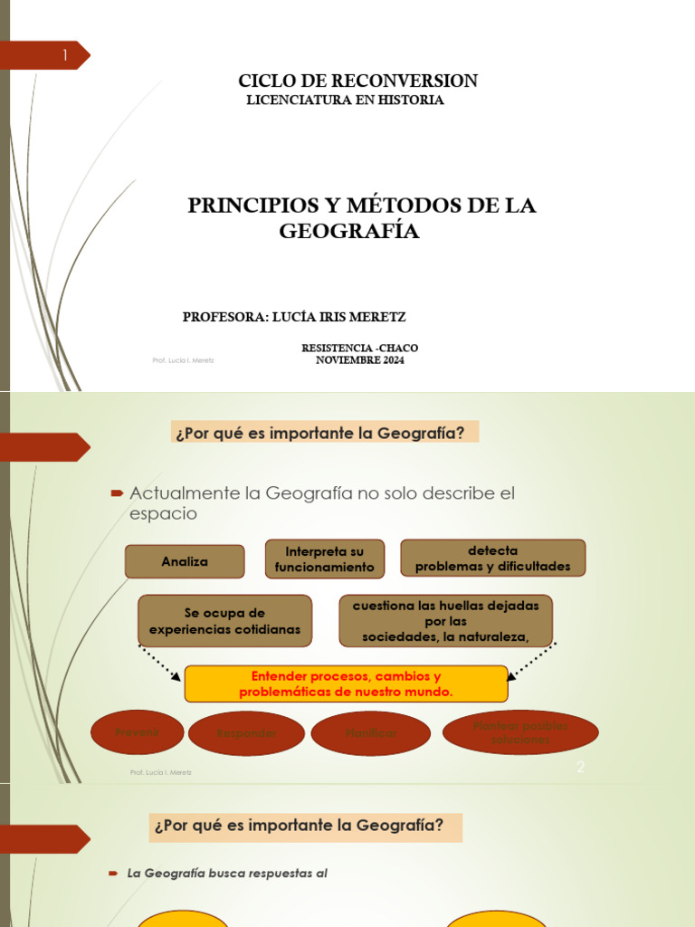 Concpetos de Geografia y Espacio Geografico | PDF | Geografía | Paisaje