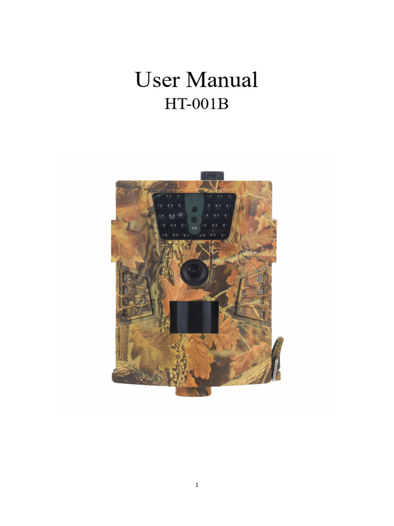 Ht 001b Trail Camera User Manual Pdf Camera Flash Photography