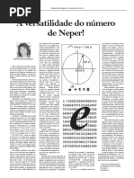 Número de Neper e suas Aplicações | PDF | Números | Aritmética