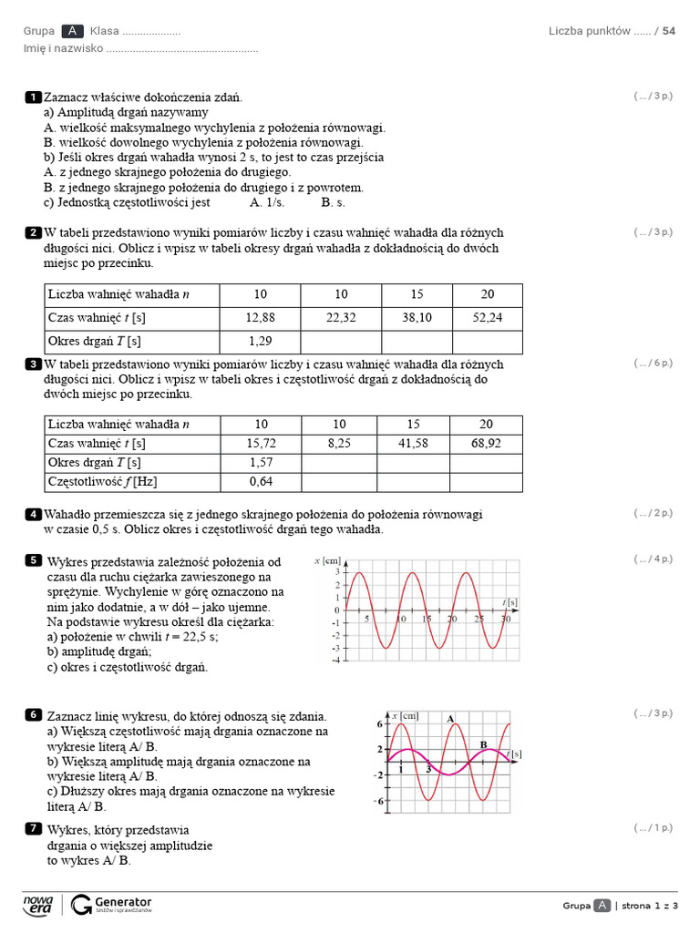 28.01 fiz 8 powtórzenie | PDF