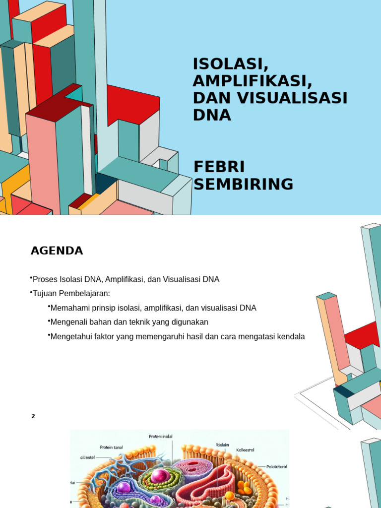 isolasi, amplifikasi, dan visualisasi DNA | PDF