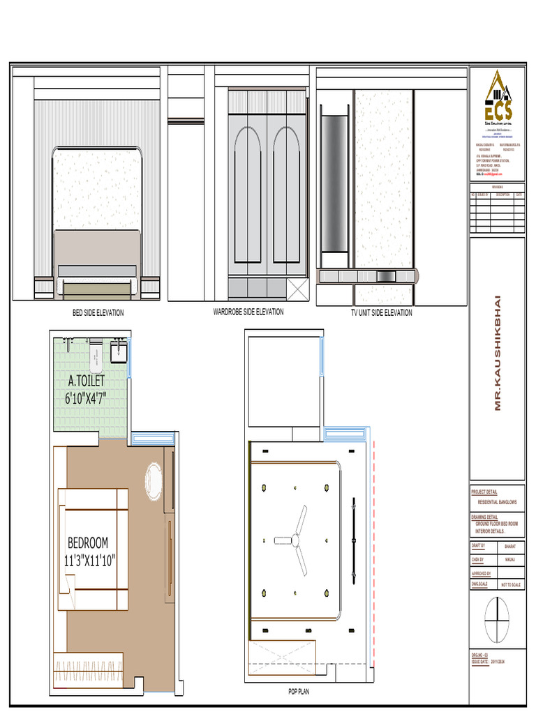 Kaushikbhai Swetayan-G.bed-2 | PDF | Interior Design | Home
