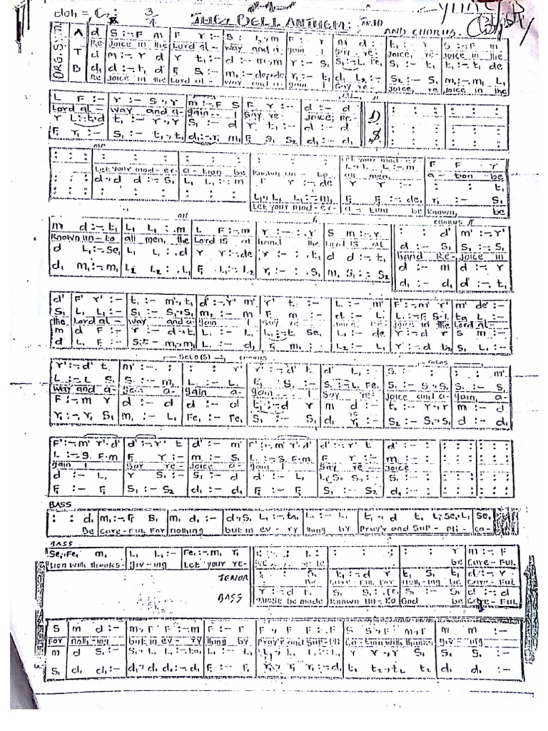 (Choirscript - Com) - The-Bell-Anthem-By-Henry-Purgel | PDF