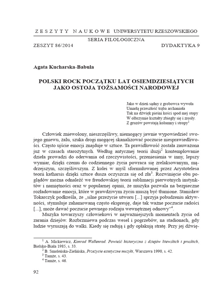 Agata Kucharska-Babula D9 | PDF