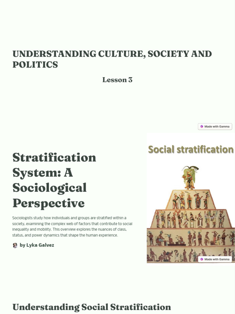 Understanding Culture Society and Politics | PDF | Social ...