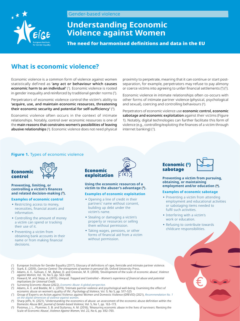 Eigefactsheeteconomicviolence Pdf Violence Domestic Violence 3086