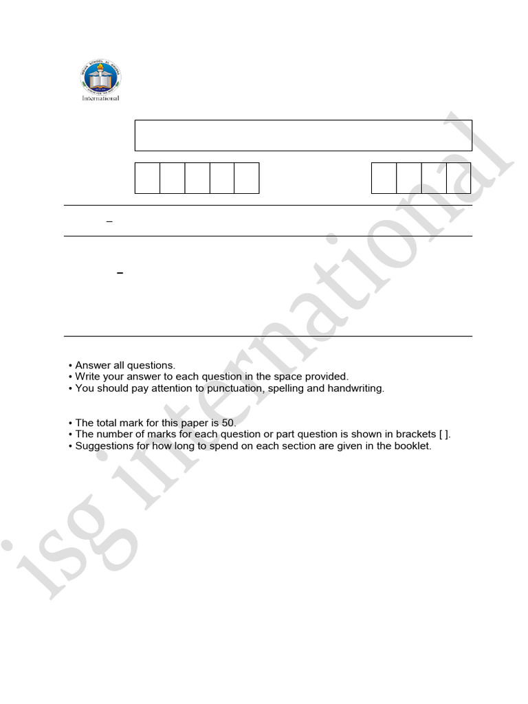 Practice Paper - 7i - INSERT Paper 1 - Non Fiction | PDF | Elephant