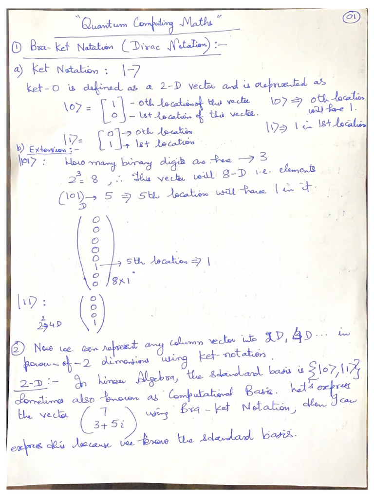 Dirac Bra Ket Notation 3 Pdf 