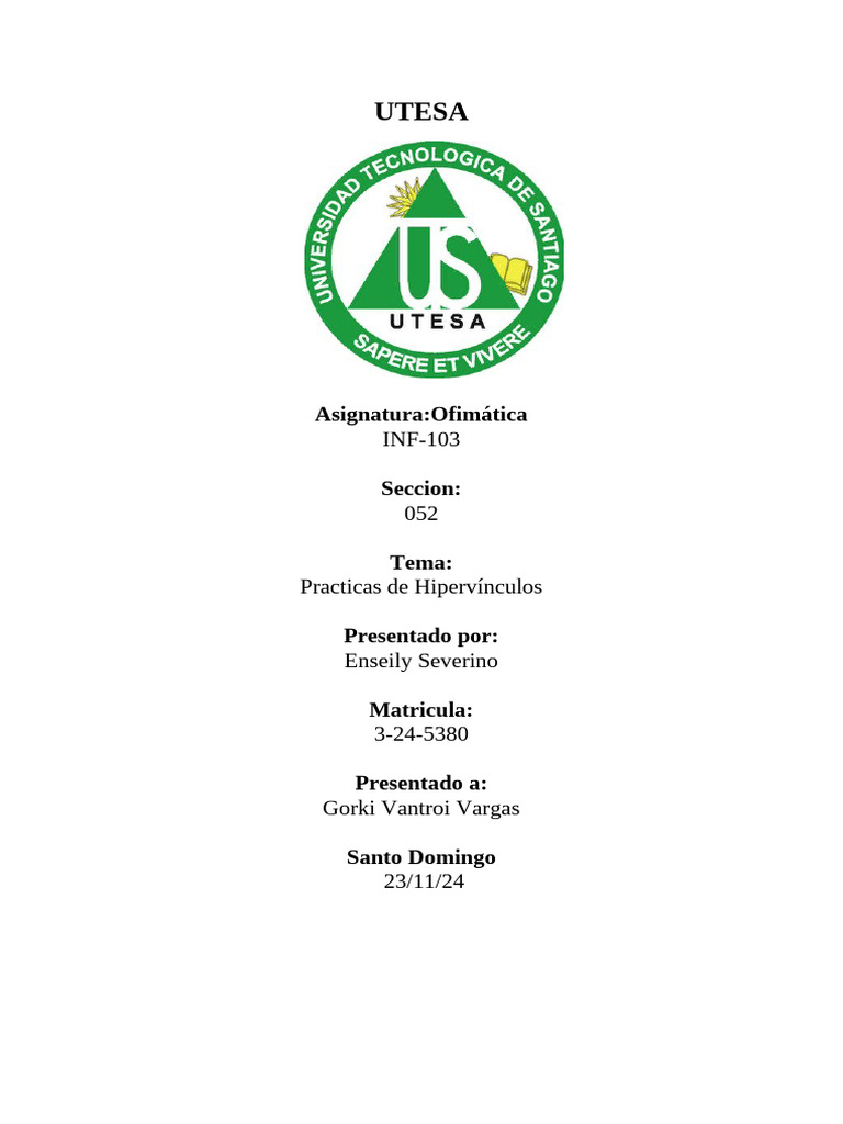 Vin Culo Sense Ily Severino | PDF