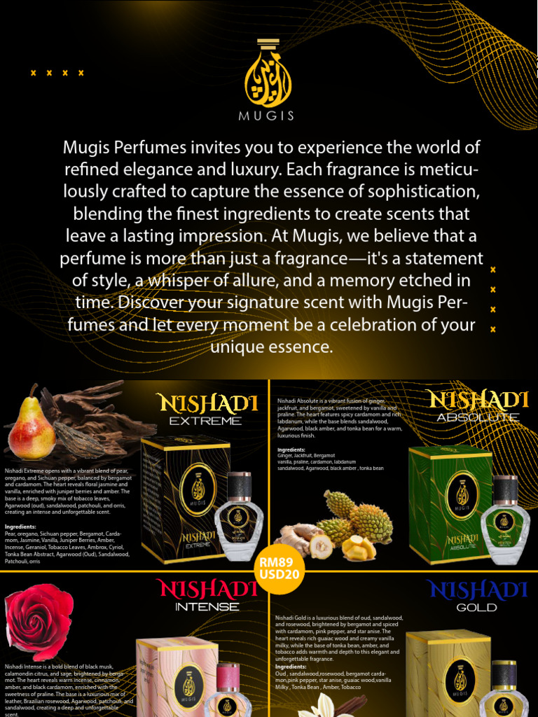 Luxurious Mugis Perfumes Collection | PDF | Perfume | Incense