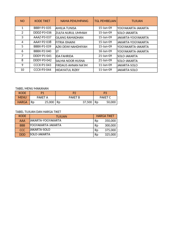 Excel Nabila 10 Okt 2024 | PDF