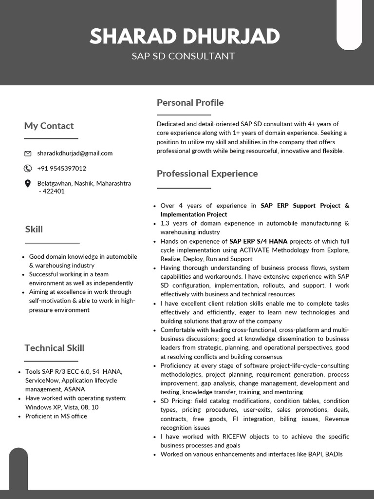 Naukri_SharadDhurjad[5y_4m] | PDF | Business Process | Computing