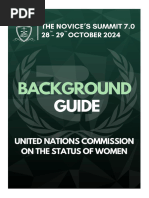 UNCSW guide | PDF | Gender Studies | Gender Equality