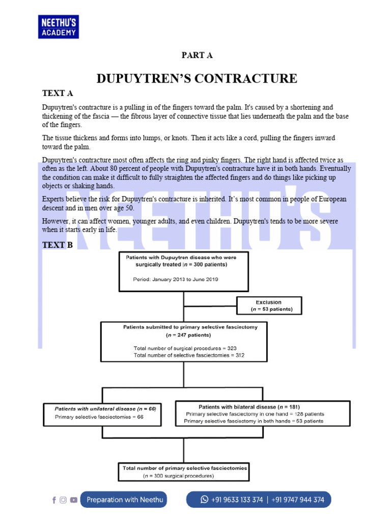 Dupuytren's Contracture | PDF | Causes Of Death | Surgical Specialties