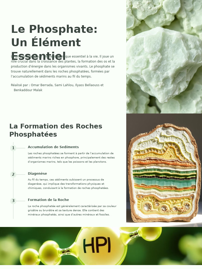 Importance du Calcaire Phosphaté | PDF | Phosphate | Agriculture