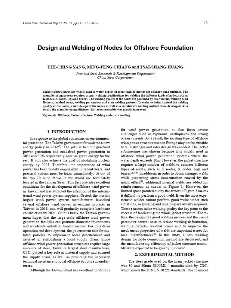 Offshore Welding for Wind Turbines | PDF | Welding | Construction
