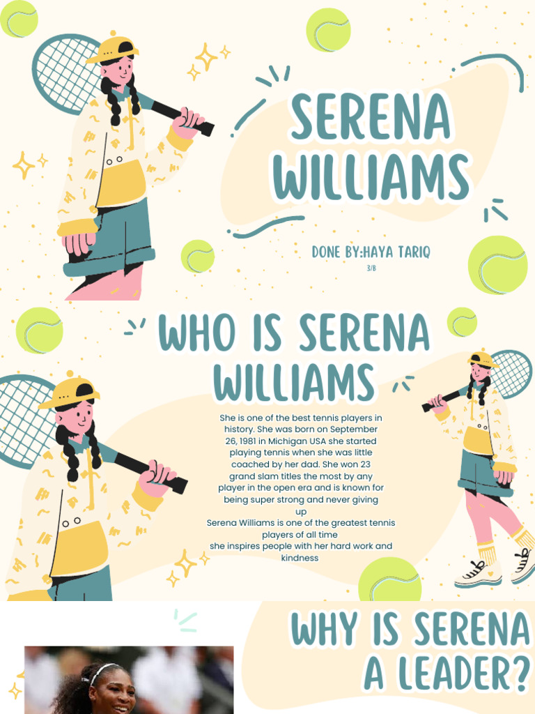 Serena Williams: Tennis Legend & Inspiration | PDF