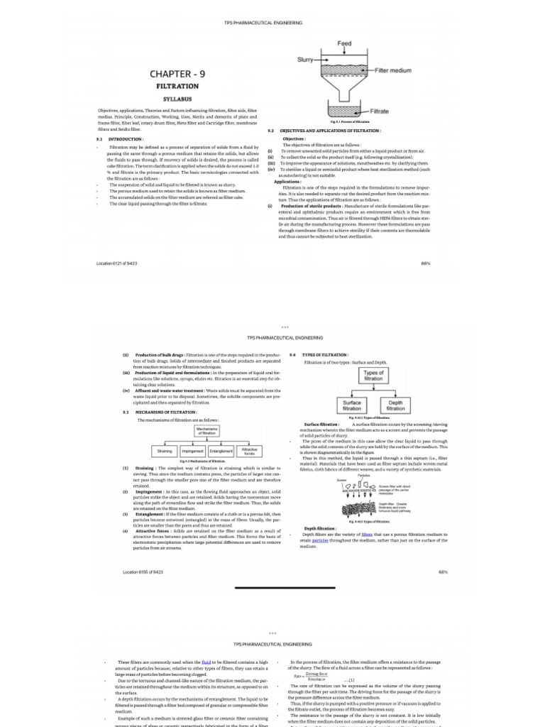 Filtration | PDF