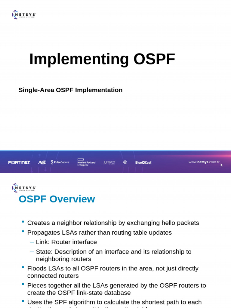 ICND210S04_OSPF | PDF | Router (Computing) | Routing