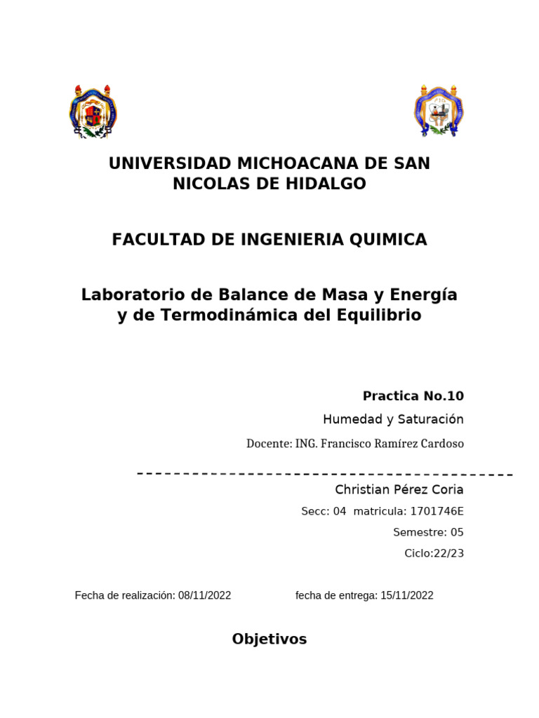 Reporte Practica 10 | PDF | Humedad | Temperatura