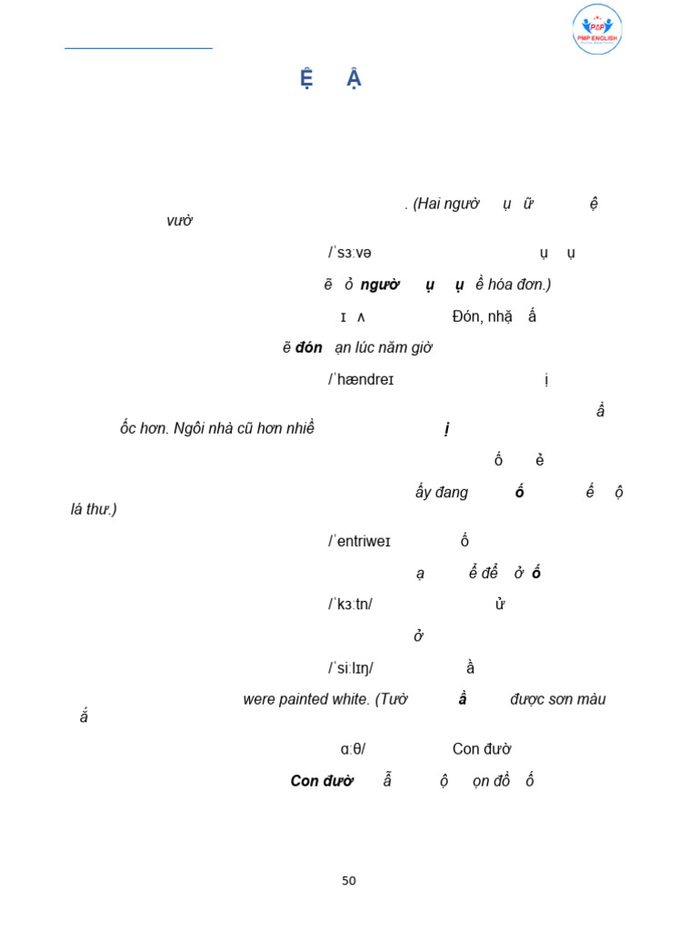 Listening Vocabulary and Exercises | PDF