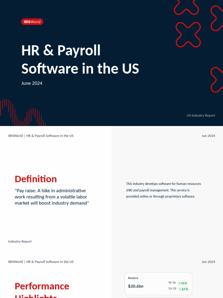 OD4552 HR Payroll Software in The US Industry Report | PDF | Payroll ...