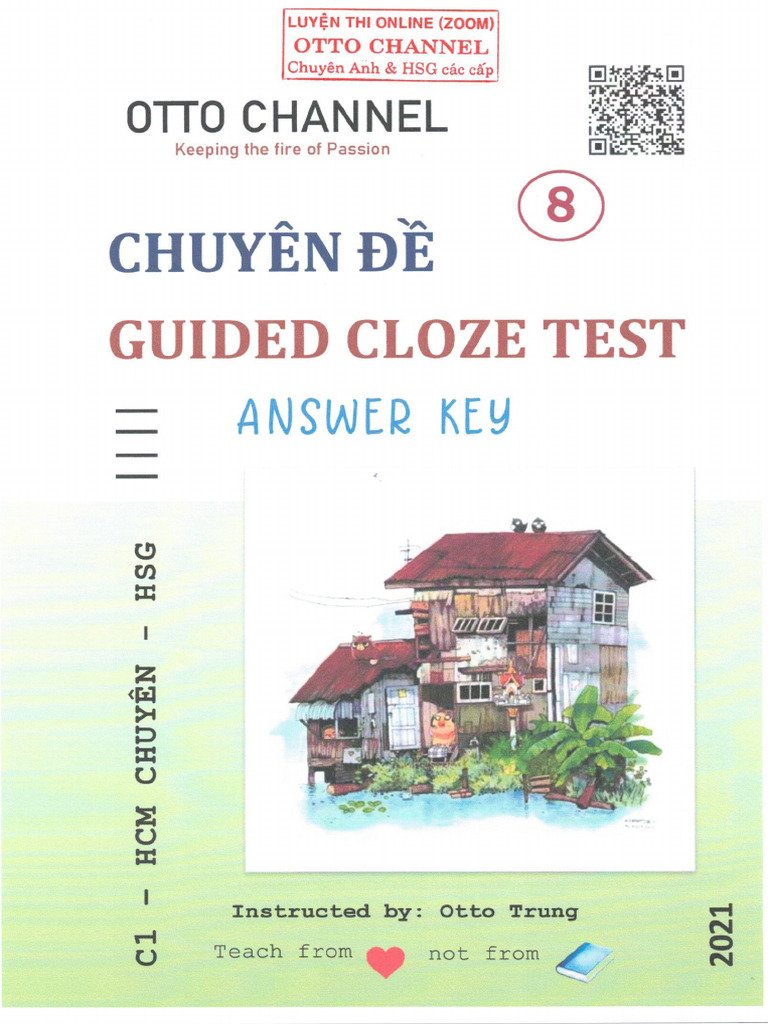 8. Guided Cloze Test_C1_HCM | PDF