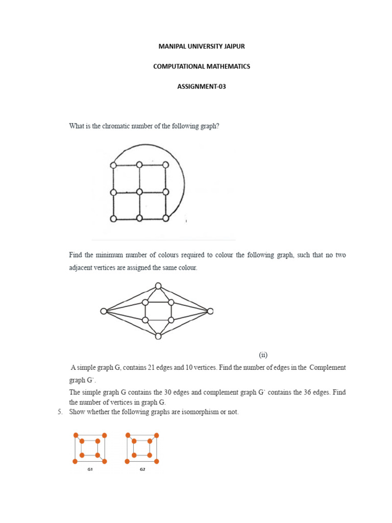 computational mathematics | PDF | Vertex (Graph Theory) | Graph Theory computational mathematics | PDF | Vertex (Graph Theory) | Graph Theory