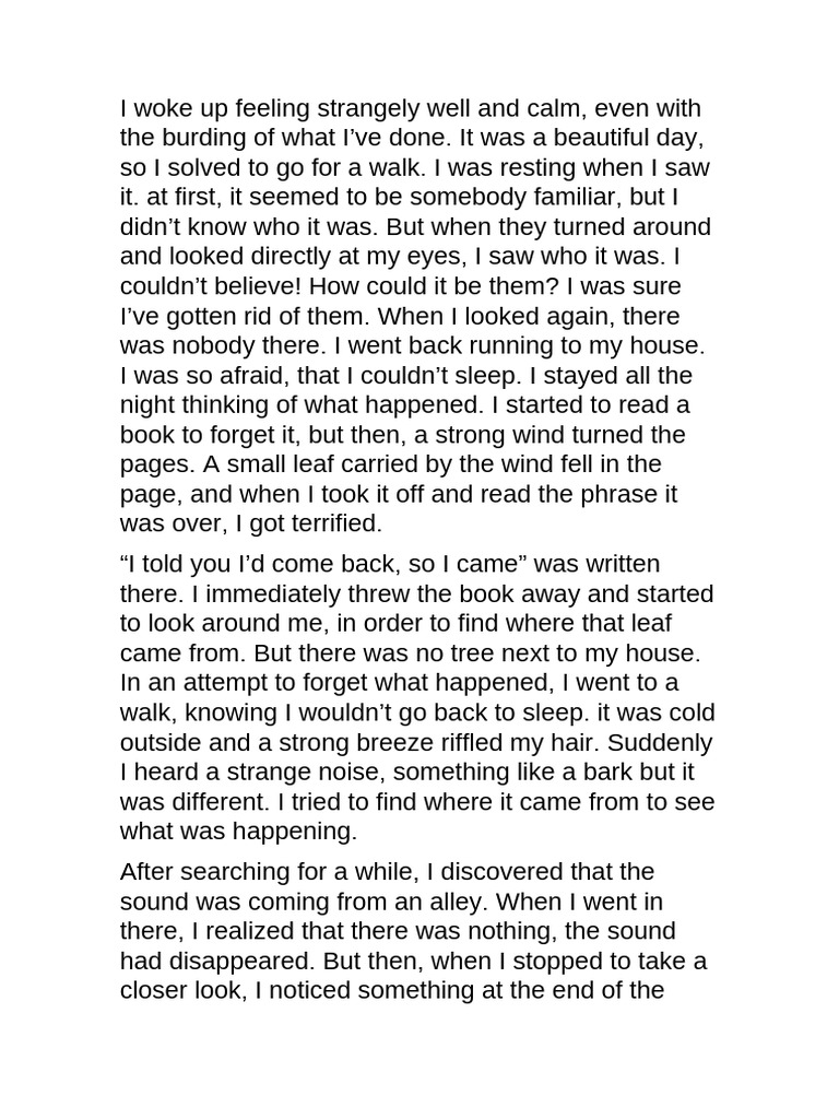 I Woke Up Feeling Strangely Well and Calm-1 | PDF