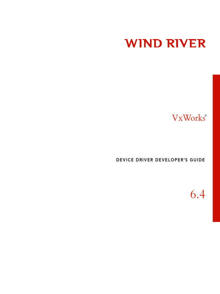 Vxworks Device Driver Developers Guide 6.4 | PDF | Device Driver | Computer Network