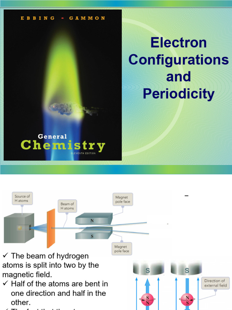 Chem 101 Chapter 8 Electron Configuration and Periodicity | PDF ...