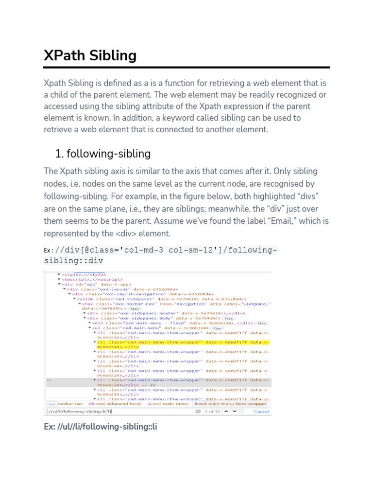 Xpath_training | PDF