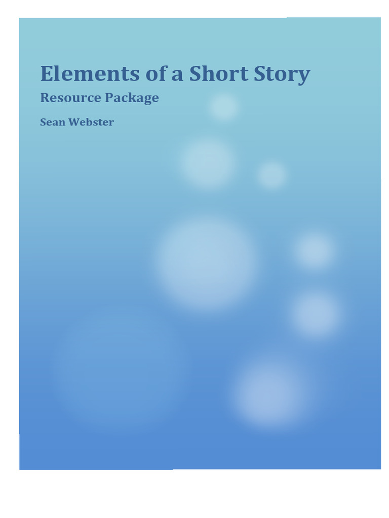 Elements of Short Stories - Package | PDF | Narration
