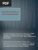 The Four Theories of The Press | PDF | Communism | Authoritarianism