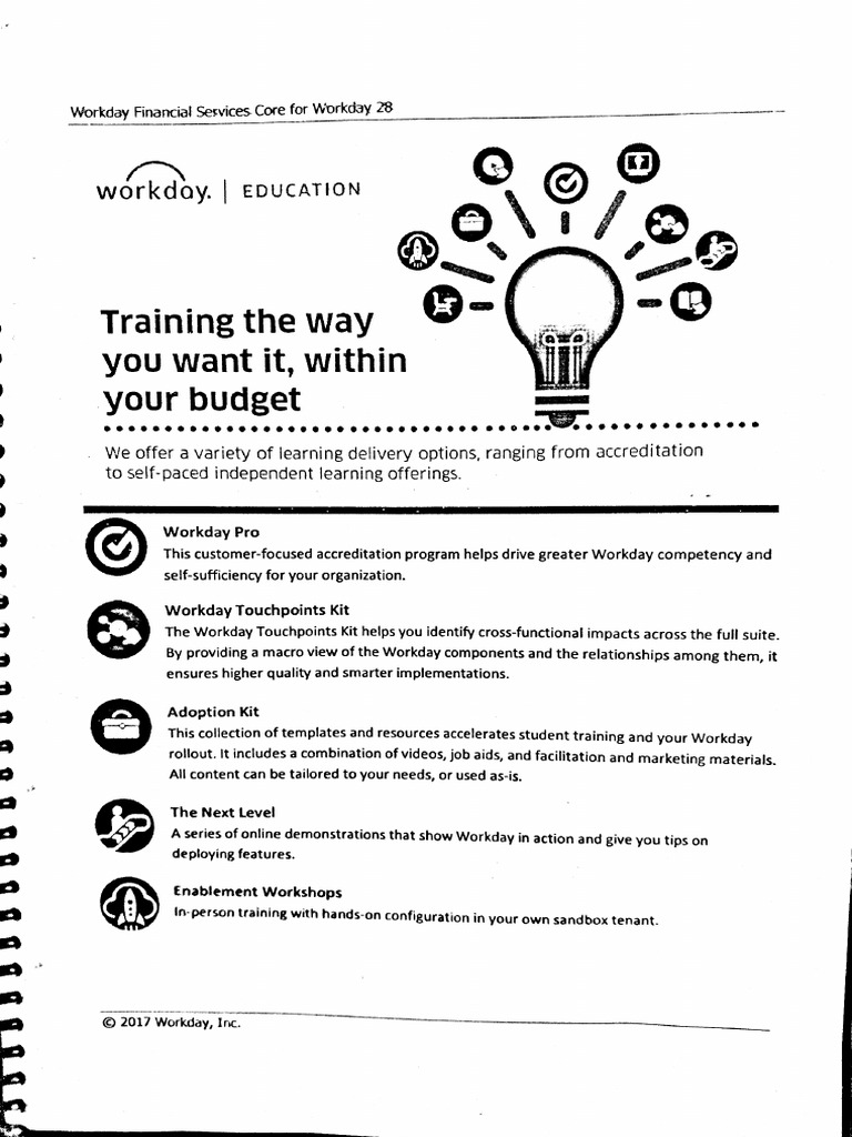 WorkDay Finance Book | PDF