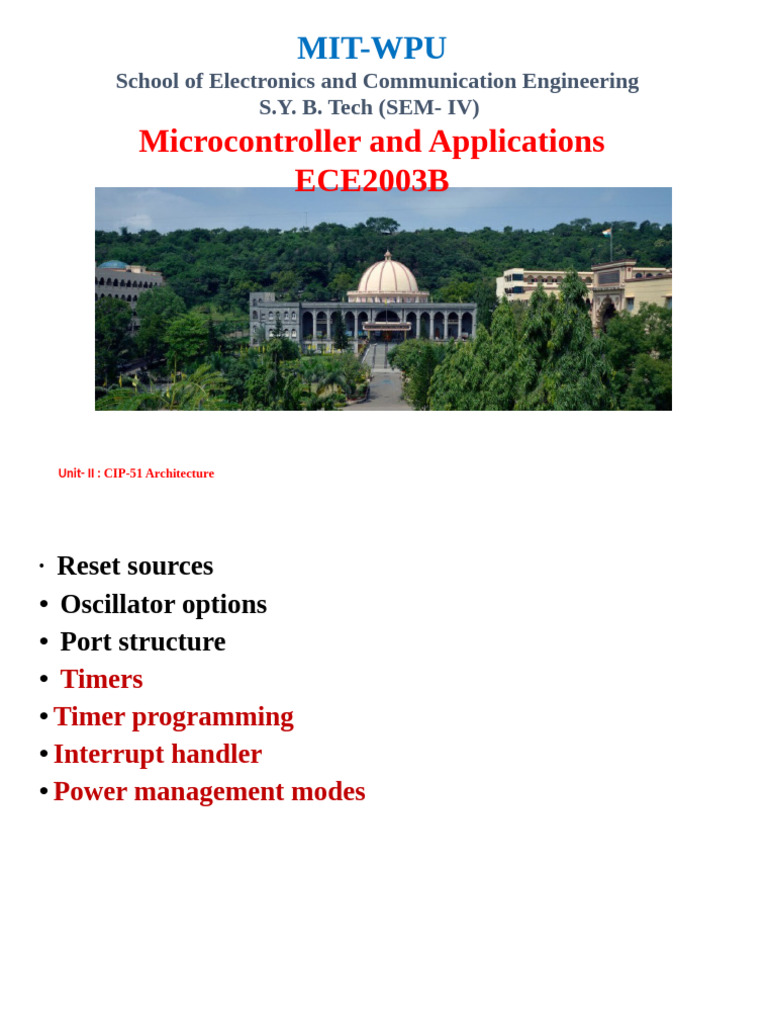MA Unit2 Part 2 | PDF | Microcontroller | Computing