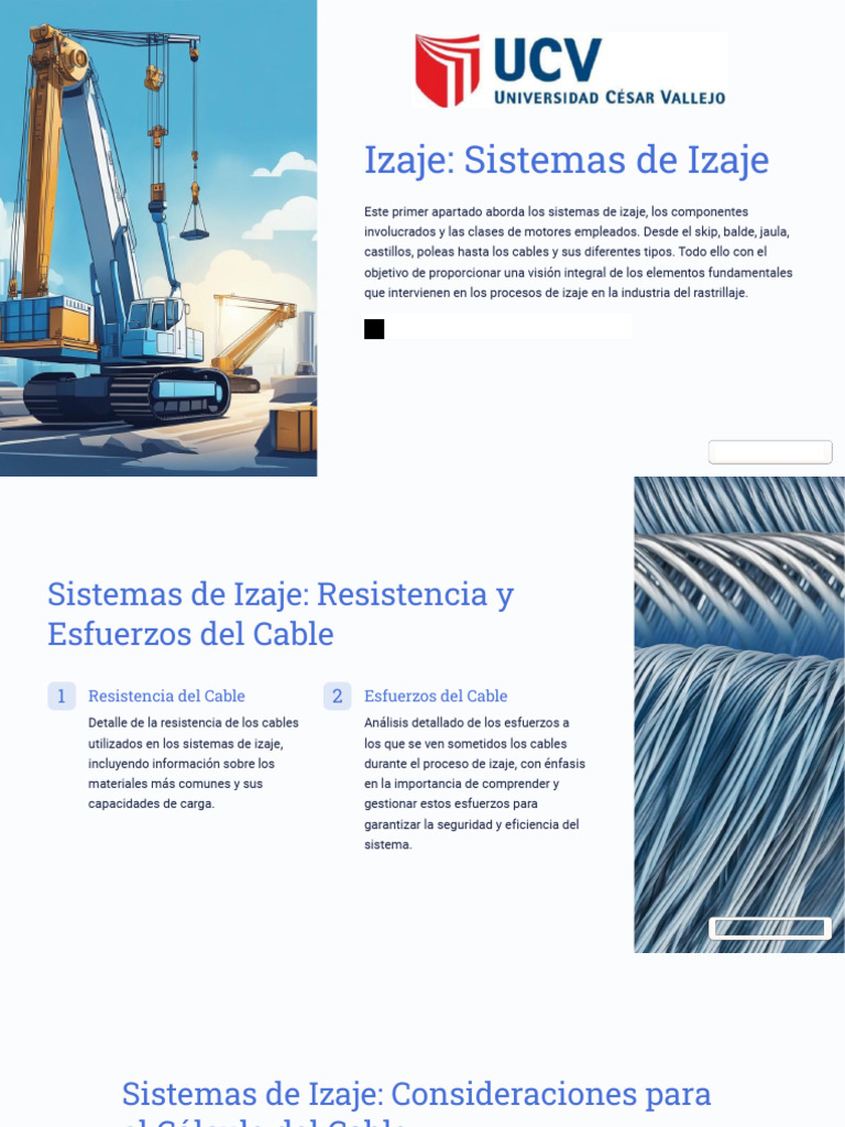 8_Sistemas de Izaje | PDF