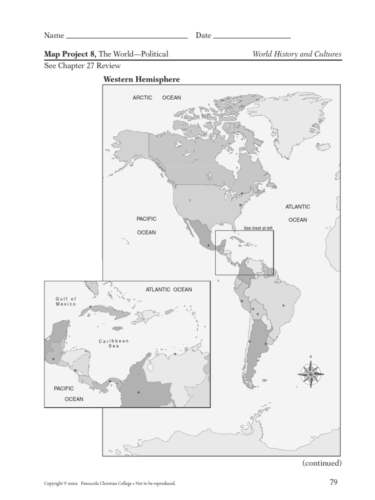 World History Map Project 08 | PDF | Pacific Ocean