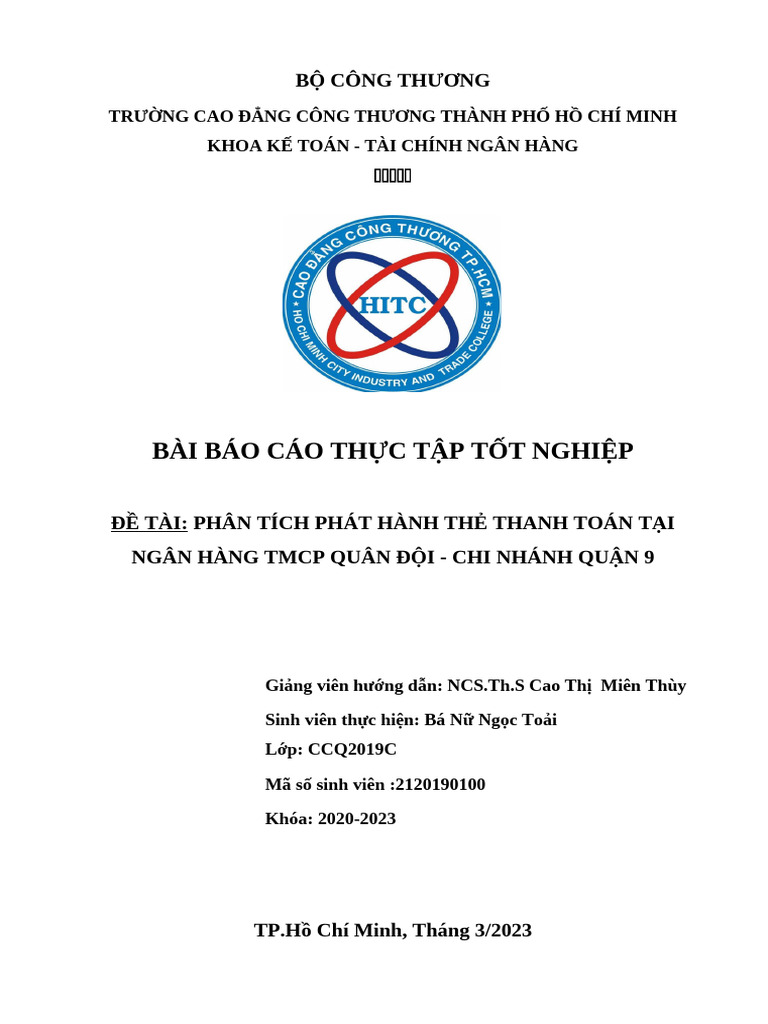 2120190100_ba Nu Ngoc Toai_bctt Hoan Chinh | PDF