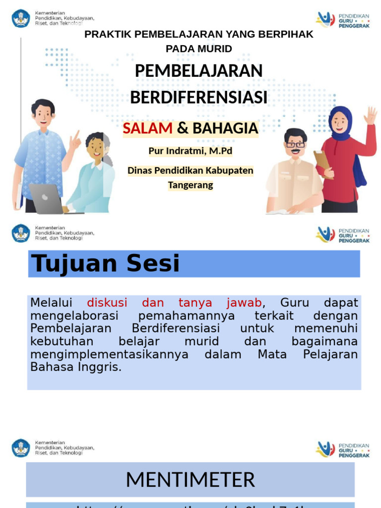 Pur Pembelajaran Berdiferensiasi BING - Share | PDF
