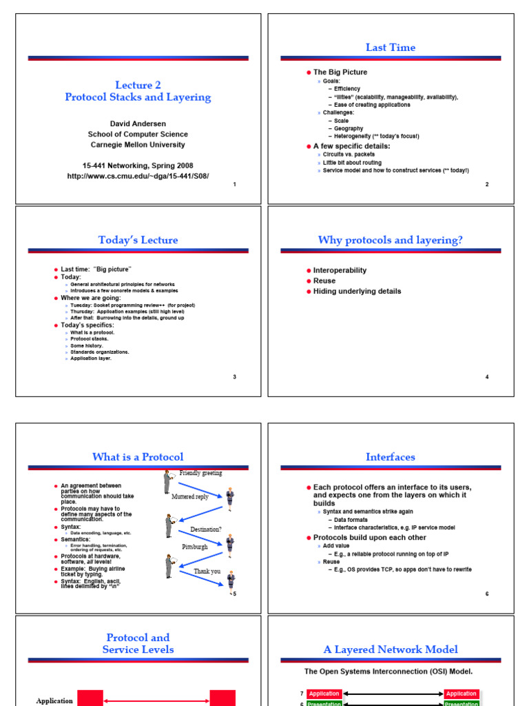 02 Protocols | PDF | Internet Protocol Suite | Computer Network
