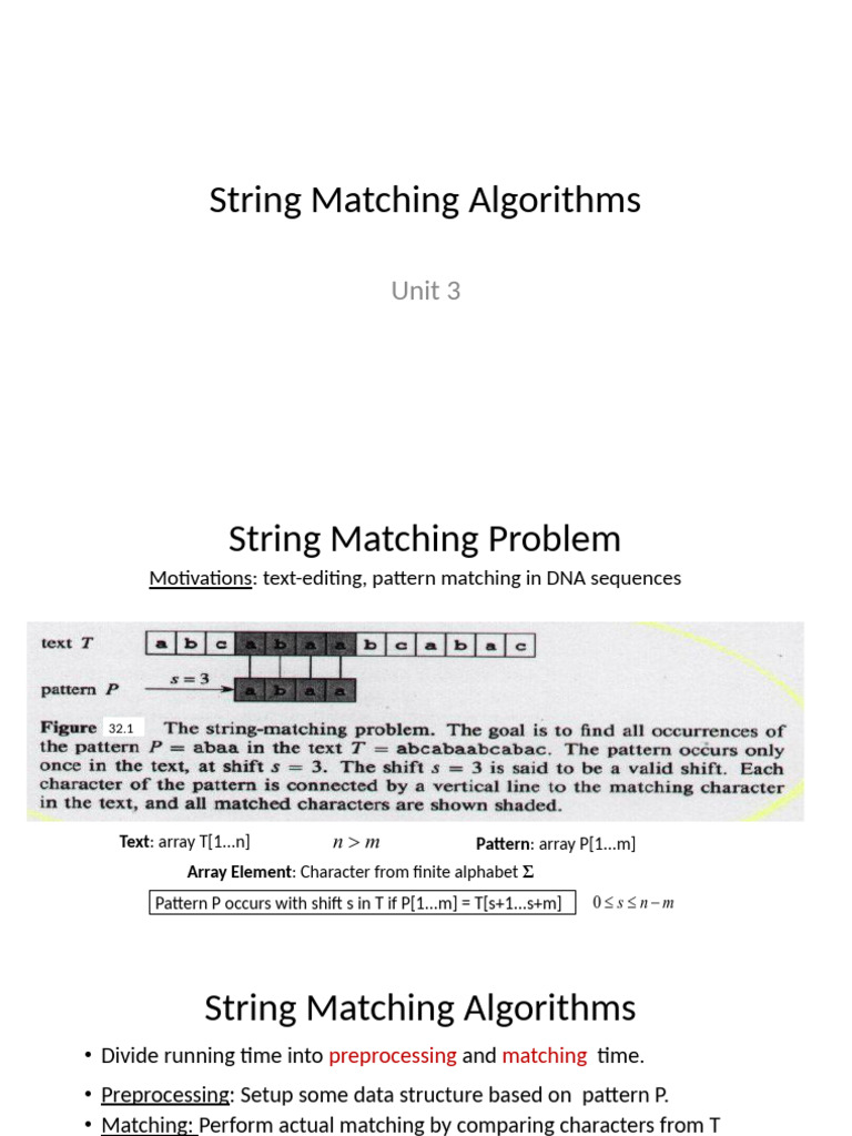 Unit 3-Pattern Matching | PDF | Theoretical Computer Science | Mathematical Logic