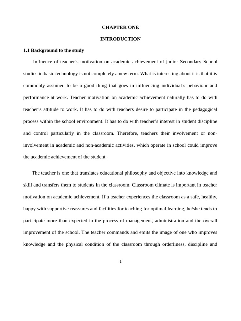 TECHNICAL EDUCATION | PDF | Motivational | Motivation