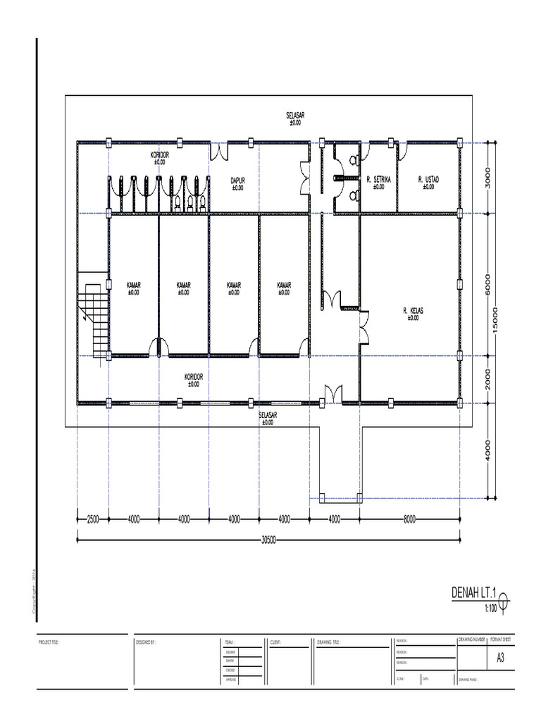 Floor Plan Level 1 Drawing | PDF