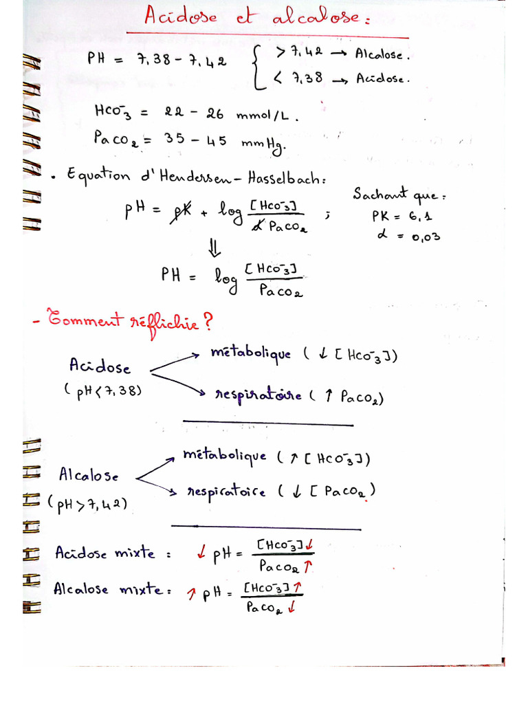 Acidose Et Alcalose | PDF